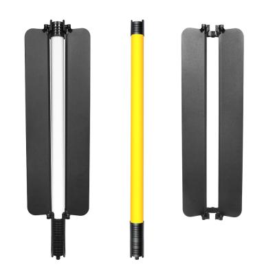 China Portable 4-Foot Rechargeable LED Tube Light 40W RGB CRI 96 with DMX Control for sale