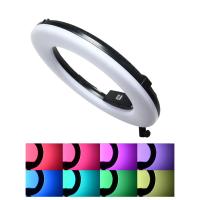 China 18 inch RGB Ring Light 96W Dimmable LED Selfie Light with Remote Control for Makeup for sale