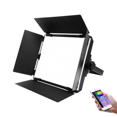 China GL-1200BI Bi-Color LED Panel Light 120W 2700-7500K Adjustable with Remote and App Control for sale