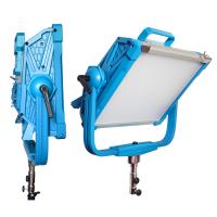 China 200W Bi-Color LED Film Studio Light with CRI 95, 3200K-5500K CCT and V-Mount Battery Compatibility for sale