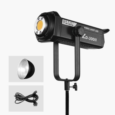 China 300W LED Studio Spotlight with 30000lux Brightness, HSI Mode, DMX Control and 2700-7500K Color Temperature for sale