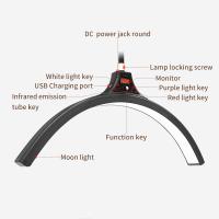China CRI95 LED Half Moon Light 60W with Infrared Emission Tube Skin Repair Lighting Set for sale