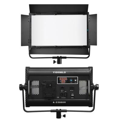 China 100W Bi-Color LED Photography Light Panel 3200K-5600K 10000lm Studio Video Lighting with CRI 95+ for sale