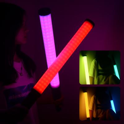 China 24W RGB Full Color 360 Degree LED Tube Light with Battery Power and Rhythm Following for Video Production for sale