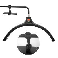 China 60W LED Half Moon Beauty Fill Light 2700-7500K Dimmable CRI 95ra for Tattoo Facial for sale
