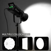 China 7500K 200W LED Video Production Light DMX Control 20000lm Fill Light with Softbox for sale
