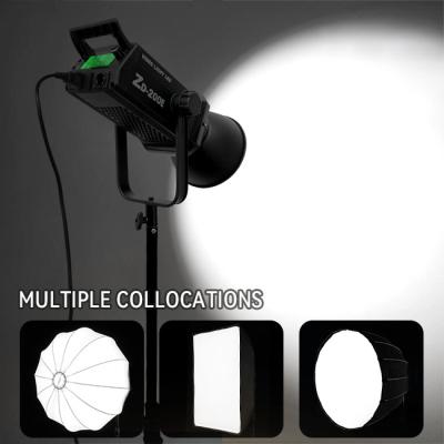 China 7500K 200W LED Video Production Light DMX Control 20000lm Fill Light with Softbox for sale