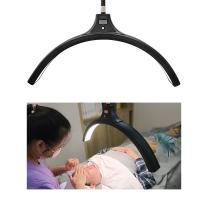 China 6000 Lumen 60w LED Half Moon Light Adjustable Brightness For Eyelash Extensions Makeup for sale