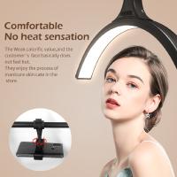 China 448 LED Half Moon Light 6000lm 60W Hair Salon Photo Lighting Set with Stand for sale