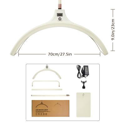 China 60w Daylight LED Half Moon Light With Phone Charging Portrait Lighting for sale