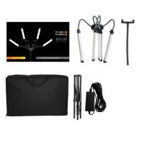 China 80W 8000lm LED Fill Light with 4 Flexible Arms, 3200-5500K CCT & Tripod for Professional Studio Use for sale