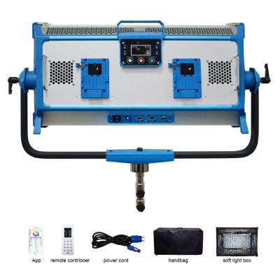 China 300W RGB LED Video Light 95Ra 2800-9990K Color Temperature DMX Remote for sale