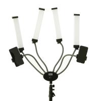 China 80W Double Arms LED Fill Light with 8000LM Brightness and 3200K Color Temperature for Smartphone Photography for sale