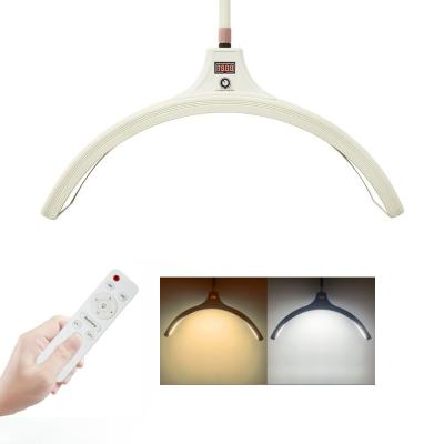 China Daylight 60w Half Moon Light With Stand 3200k 6500k Led Lash Lamp Remote Control For Nail Studio for sale