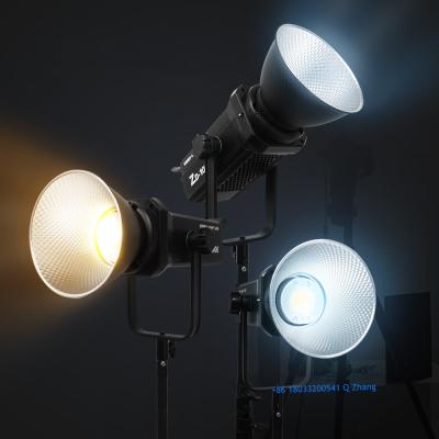 China 100W COB LED Video Studio Light with 96 CRI and 2700-7500K Bi-Color Temperature for Professional Photography for sale