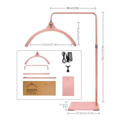 China Yidoblo FG-620L LED Half Moon Light 70cm 6000lm High CRI ≥95RA for Eyelash Extensions for sale