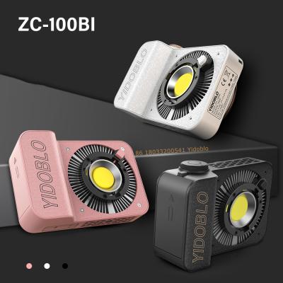 China Yidoblo ZC-100bi Portable COB LED Pocket Fill Light 100W 2700K-7500K Bi-Color for Video for sale