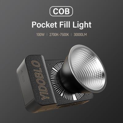 China 100w Full Power Bi Color Cob Led Camera Light 30000lux bowen mount for sale