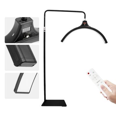 China 448 LED 60W Rechargeable Half Moon Light 3200-6500K CRI 95 for Lashes Makeup Studio for sale