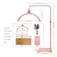 China Floor Lamp Led Moon Light Half Lamp For Lash Extensions Half Moon Nail Light for sale