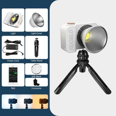 China Yidoblo 60W COB Video Light LED Fill Light 2700-7500K with Softbox App Control for Photography for sale