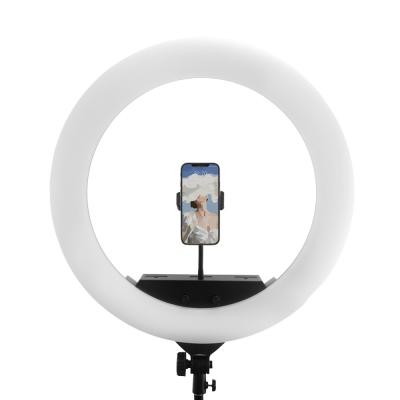 China Yidoblo 22-Inch LED Ring Light 100W with 3200-5600K Color Temperature and Bluetooth Remote Control for sale
