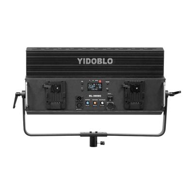 China Yidoblo GL-3000C 300W RGB LED Video Light 2800K-9990K CCT Studio Panel for Photography Film Live Streaming for sale