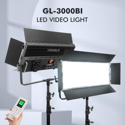China Yidoblo GL-3000bi 300W LED Video Soft Light 3200K-5600K CCT Dimmable Studio Panel for sale