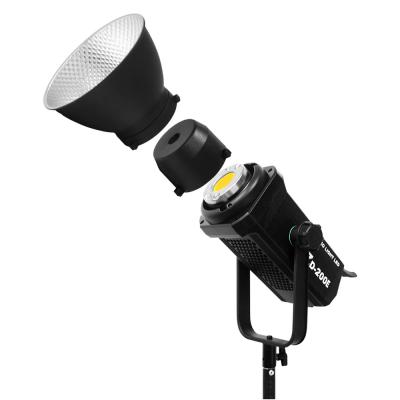 China 200W COB LED Video Light Dual Color Temperature 2700K-7500K Photography Spotlight for sale