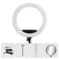 China 22 inch 100W Large Ring Light with Adjustable 3200-5500K Color Temperature for Live Streaming and Makeup for sale