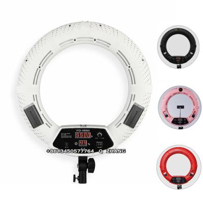 China FD-480II 96W Dimmable 18 Inch LED Ring Light CRI 96 for Beauty Salon Makeup Studio for sale