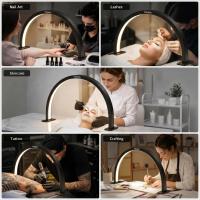 China Yidoblo FZ-40H 20W Adjustable LED Arch Light CRI 95 Half Moon Task Lamp for Nail Techs Tattoo Artists for sale