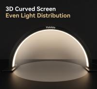 China Yidoblo 22inch Half Moon LED Beauty Lamp 20W Dimmable Color Temperature 3200-6500K CRI 95 for Salon for sale