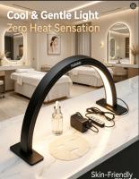 China Yidoblo 22inch Half Moon LED Beauty Lamp 20W Dimmable Color Temperature 3200-6500K CRI 95 for Salon for sale