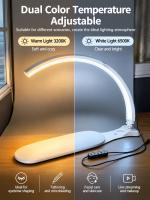 China FG-50A 40W LED Half Moon Curved Beauty Lamp Nail Art Tattoo Fill Light with Base for Nail Salon Lash Makeup for sale