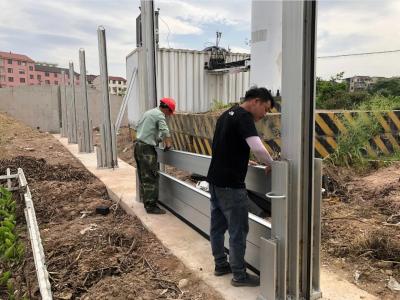 China Customized Manufacturer Aluminum Baffle Flood Defence Garage Gate Flood Barrier for sale