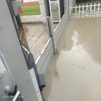 China Custom Detachable Flood Control Wall Garage Door Parking Lot Aluminum for sale