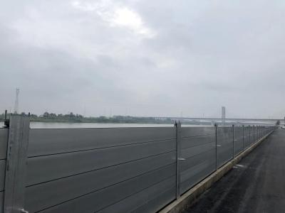 China Silvery White Riverside Aluminum Flood Barrier Glass Flood Wall Shopping Front for sale