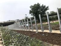 China Residential Glass Flood Wall Garage Door Guardrail Protection System for sale