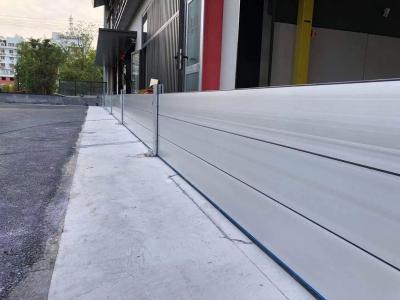 China Aluminum Door Protection Flood Barrier Demountable Flood Barrier Silvery White for sale