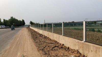China Transparent Landscape Glass Flood Control System , Flood Control Barrier for sale