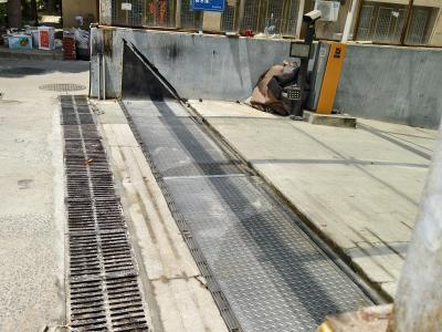 China Discounted Waterproof Garage Door Flood Barrier Automatic Flipping Flood Barrier for sale