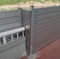 China Continuous Flood Control Landscape Sealed Waterproof Aluminum Glass Flood Control Wall for sale