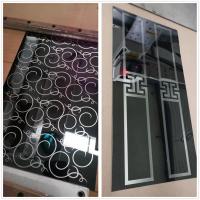 China Laser Zinc Magnesium Chemical Etching Machine 0.5mm Depth for Stainless Steel Plate Decoration for sale