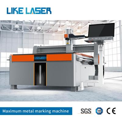 China CE Certified Gold Laser Chemical Etching Machine for Stainless Steel Plate Engraving 0.5mm Depth for sale