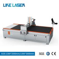 China Fiber Laser Metal Etching Machine 1300x2500mm for Stainless Steel Plate Decoration for sale