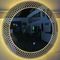 China Large Format Intelligent Mirror Engraving Machine 800x1200mm 100000h Laser Lifetime for Flat Glass for sale