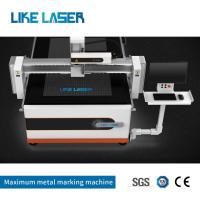 China Fiber Laser Engraving Machine 800x1200mm for Stainless Steel Etched Sheet Interior Decoration for sale