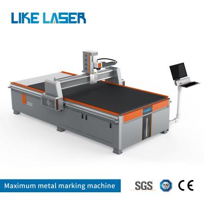 China 1300x2500mm Fiber Laser Engraving Machine for Metal Wall Decoration Stainless Steel Etching 1064nm for sale