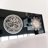 China Stainless Steel V Groove Machine for Villa Elevator Decoration 1300x2500mm Customizable for sale